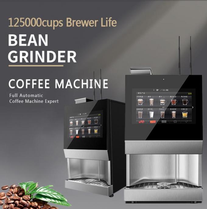 MDB Protocol Commercial Bean To Cup Coffee Vending Machine 2000W