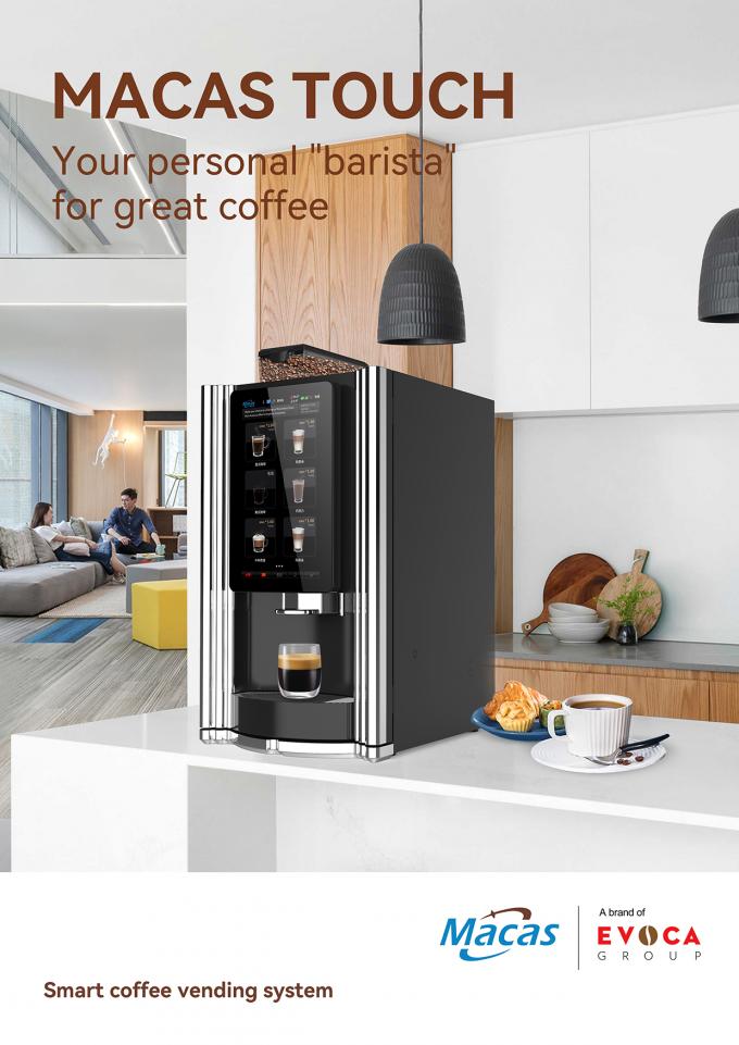 Customizable Bean To Cup Coffee Vending Machine For OCS Scenario