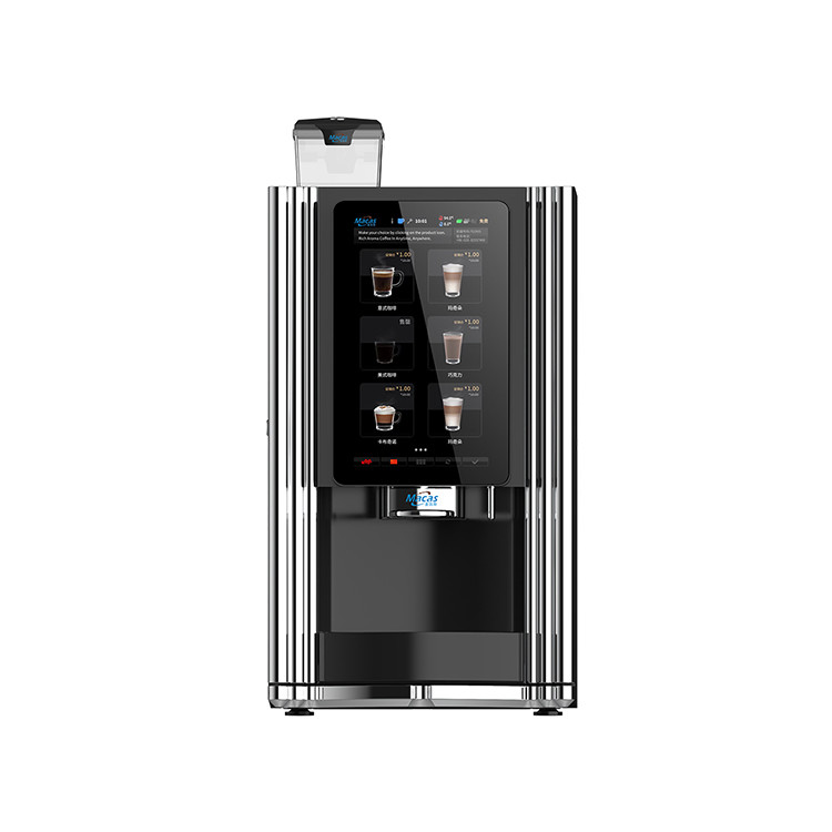 Automatic Espresso Coffee Vending Machine With Advertising Screen 15.6inch