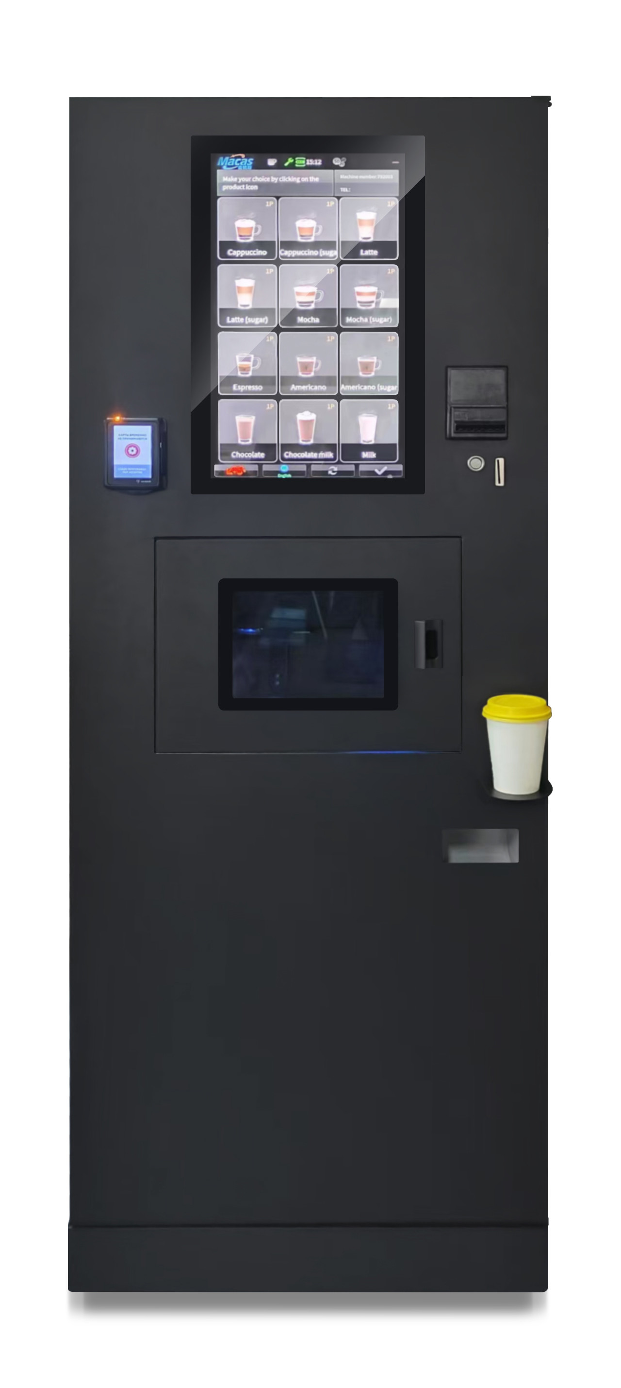 Commercial Freshly Ground Single Screen Free Standing Commercial Coffee ...