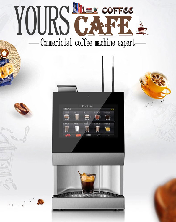 Stainless Steel Commercial Coffee Vending Machine For High Customer ...